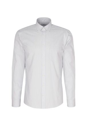 Seidensticker Herren Casual Hemd - Regular Fit - Bügelleicht - Button-Down-Kragen - Langarm - 100% Baumwolle