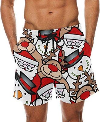 Coosun Short de bain - Homme Multicolore Multicolore S - Multicolore - L