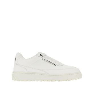 Emporio Armani Sneakers in pelle con logo laterale Man 10