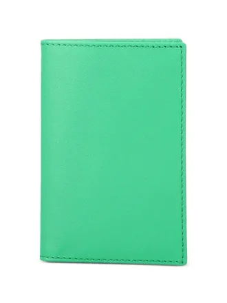 Comme Des Gar&ccedil;ons Wallet Leather Green Classic Leather Line 70