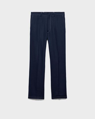 Prada Hose aus Leinen