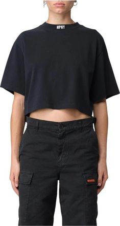 Heron Preston Damen, Oberteile, Schwarzk, MGröße