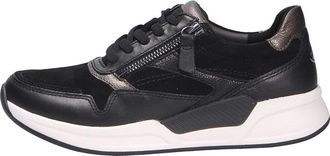 Gabor Bequemer Schn&uuml;rschuh - - Shoes - Damen - Schwarzk - 35 EU
