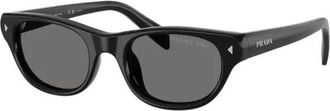 Prada PRC08S Wayfarer-Style Sunglasses - Black
