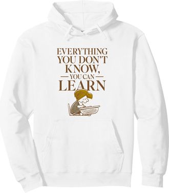 Peanuts Erdn&uuml;sse - Alles was du Nicht wei&szlig;t, Kannst du Lernen Pullover Hoodie
