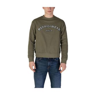 RefrigiWear SweaT-shirt en Coton Vert Collection Automne/Hiver - Homme - Sweatshirts et sweats &agrave; capuche - Vert - Taille: XS