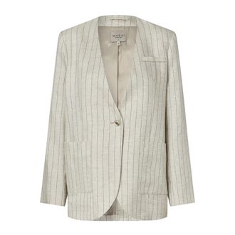 Masai Femme, Vestes, Beige, Taille: 44 FR Blazers