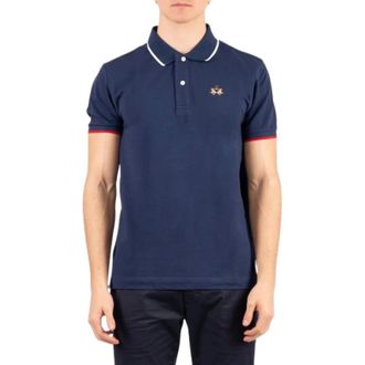 La Martina Homme, Tops, Bleu, Taille: 2XL Polo Regular-fit