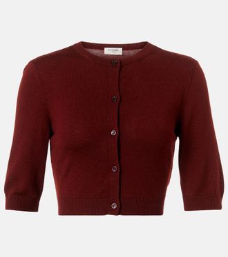 Saint Laurent Cardigan raccourci en laine