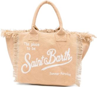 MC2 Saint Barth Femme, Sacs, Beige, Taille: ONE Size Vanity Tote Bag
