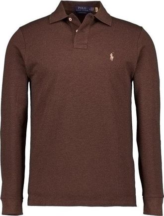 Polo Ralph Lauren Herren Polo-Shirt braun Slim Fit