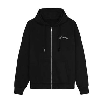 Flaneur Signature Zip-Up Hoodie - - Sweatshirts & Hoodies - Herren - Schwarzk - S