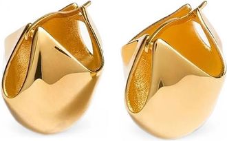 Khaite Small Lotus Earrings