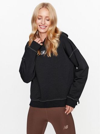 New Balance Sweatshirt Essentials French Terry Hoodie WT33512 Schwarz Regular Fit