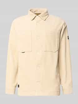 Camel Active Regular Fit Hemdjacke in Cord-Optik