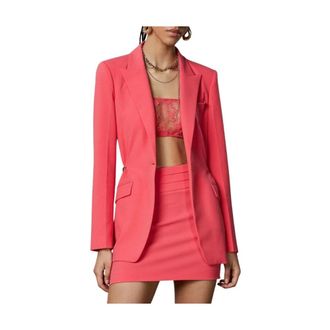 Patrizia Pepe Femme, Vestes, Rouge, Taille: 36 FR Blazer Crois&eacute;