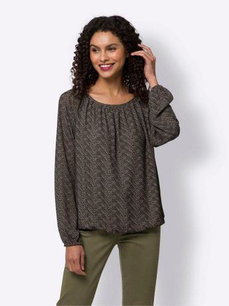 Heine Klassische Bluse Druckbluse