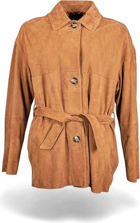 Peuterey Blouson En Cuir - Marron