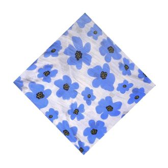 Alessia Santi Femme, Accessoires, Bleu, Taille: ONE Size Foulard Imprim&eacute; Floral