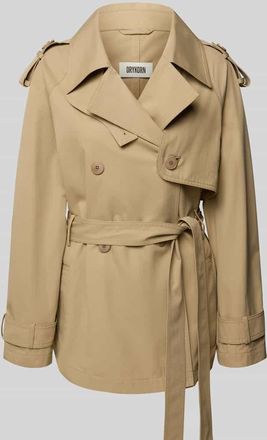Drykorn Trenchcoat mit Reverskragen und Bindegürtel Modell WELNEY