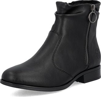 Rieker Damen Klassische Stiefeletten 77041, Frauen Stiefeletten, lose Einlage,Boots,Stiefel,Bootee,Booties,halbstiefel,schwarz (00),36 EU / 3.5 UK
