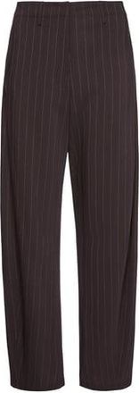 Magda Butrym Pantalon &agrave; rayures en laine m&eacute;lang&eacute;e