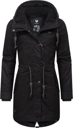 Ragwear Canny Veste dhiver pour Dame avec Capuche Noir22 XL