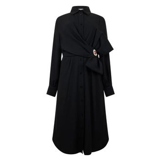 Moschino Damen, Kleider, Schwarzk, LGr&ouml;&szlig;e
