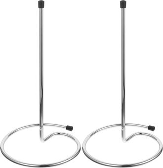 BESPORTBLE 2 St&uuml;ck Trockengestell f&uuml;r Weindekanter aus Korrosionsbest&auml;ndigem Metall Platzsparender Weinkaraffenhalter f&uuml;r Bar und K&uuml;che