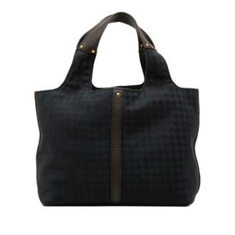 Bottega Veneta Pre-owned Gewebte Canvas-Tragetasche - - Pre-owned - Damen - Schwarzk - ONE SIZE