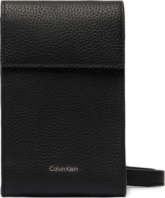 Calvin Klein Handytasche Calvin Klein Foil Emboss Phone Crossbody LV04D1275G Schwarz
