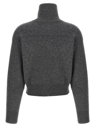 Brunello Cucinelli Womens Gray Cashmere Cardigan Clothing