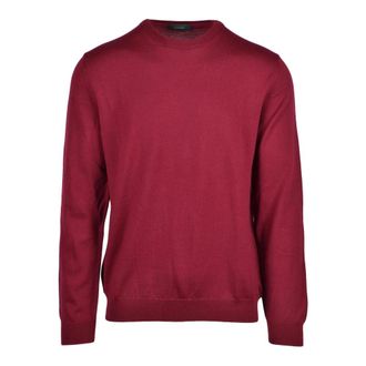 Zanone Pullover mit Rundhalsausschnitt - - Knitwear - Herren - Rot - L