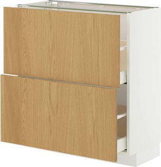 IKEA METOD / MAXIMERA Unterschrank mit 2 Schubladen