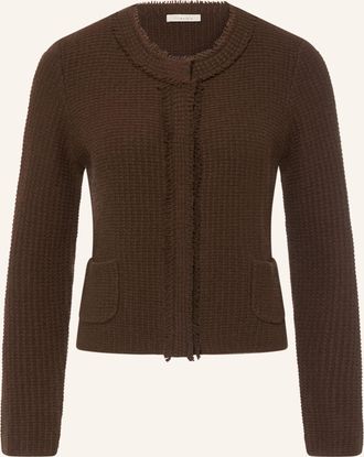 Lilienfels Lilienfels Strickjacke Mit Cashmere braun