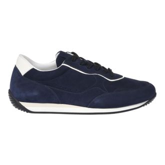 Baldinini Homme, Chaussures, Bleu, Taille: 45 EU Suede Baskets