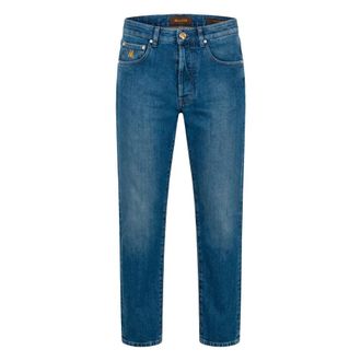 Moorer Homme, Jeans, Bleu, Taille: W33 Jean slim