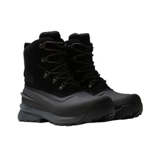 The North Face Winterstiefel THE NORTH FACE M CHILKAT V LACE WP, Herren, Gr. 42,5, schwarz, Leder, Textil, Schuhe Winterstiefel, Snowboots, Winterboots, Winterschuhe