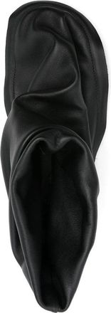 Camper Folded Calf Leather Slip-On - Black