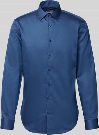 Jake*s Slim Fit Business-Hemd mit Knopfleiste