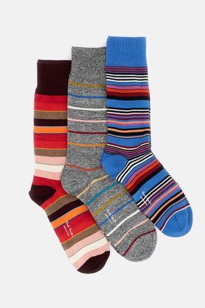 Paul Smith Set 3 Socken Mit Streifen