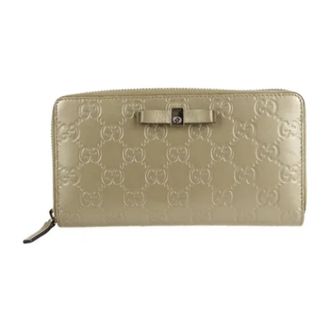 Gucci Pre-owned Leder Portemonnaies - - Pre-owned - Damen - Gelb - ONE SIZE