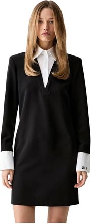 Karl Lagerfeld Damen, Kleider, Schwarzk, XSGr&ouml;&szlig;e