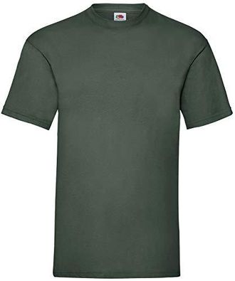 Fruit Of The Loom Fruit Of The Loom Mens Valueweight Ras De Cou, T-Shirt Manche Courte, pas Col En V - Bouteille, L