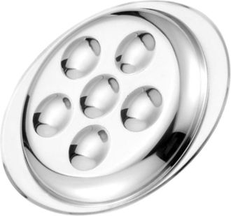 Valiclud Edelstahl Schneckenplatte Escargot Servier Backform mit Mulden f&uuml;r Restaurant K&uuml;che und Grill Langlebig Sp&uuml;lmaschinenfest f&uuml;r Auflauf und Schneckenger