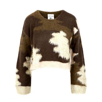 Semicouture Damen, Strickwaren, Braun, LGr&ouml;&szlig;e