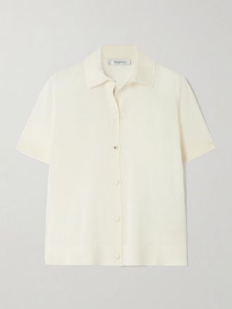 Max Mara Haut En Laine - Blanc