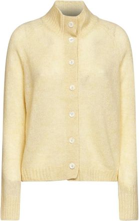 Blanca Vita Cardigan en maille - Femme - Pulls - Jaune - Taille: 40 FR