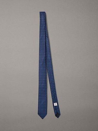 Calvin Klein Cravate à pois en soie mélangée