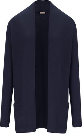 include Strickjacke aus 100% Premium-Kaschmir include blau